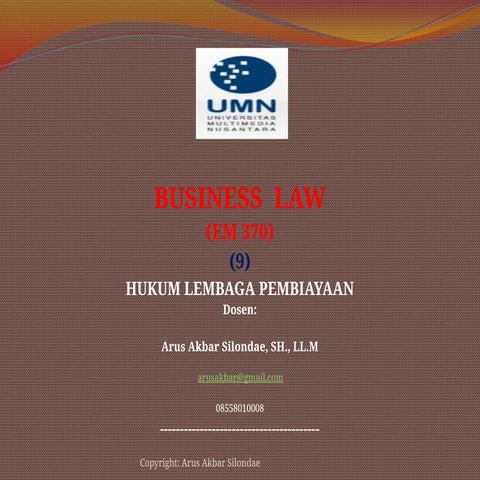 lembaga pembiayaan di Indonesia dan pada umumnya.ppt