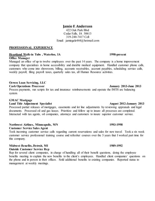 MAUREEN'S RESUME | DOC