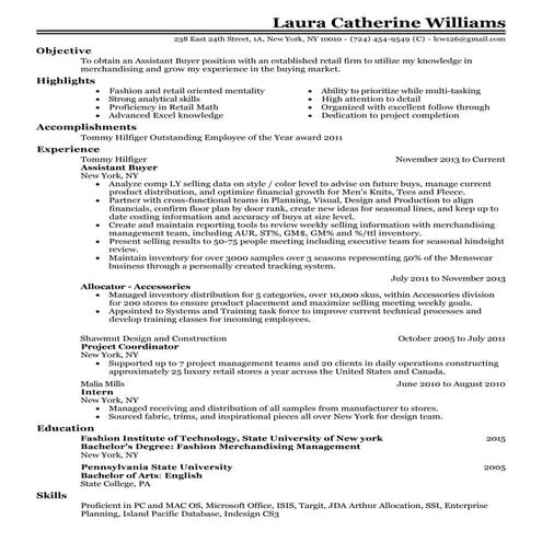 Laura Williams Resume-6 | PDF