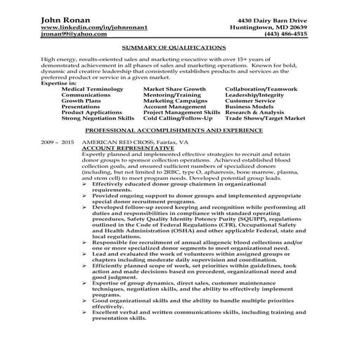 Resume | PDF | Business Administration | Business