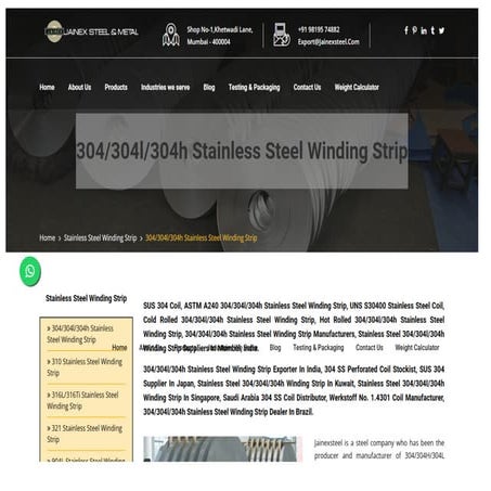 304304l304h Stainless Steel Winding Strip.pdf