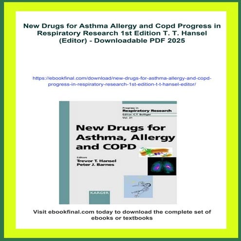 New Drugs for Asthma Allergy and Copd Progress in Respiratory Research ...