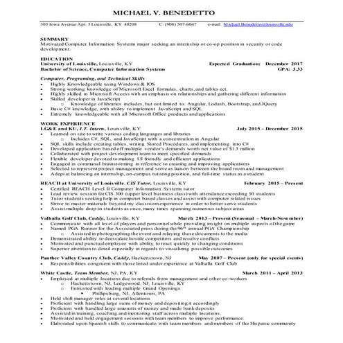 Current Resume | PDF