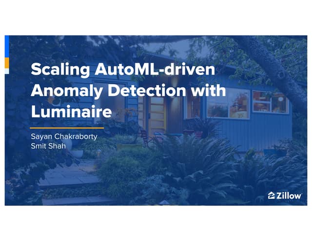 Scaling Automl Driven Anomaly Detection With Luminaire Ppt 6785