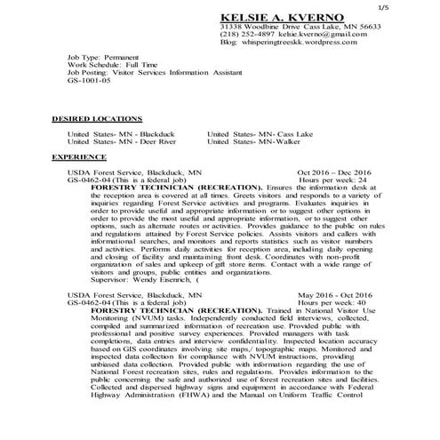 Judy's Resume 1 | DOCX