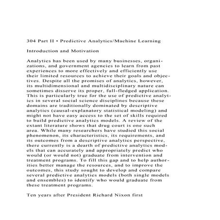 304 Part II • Predictive AnalyticsMachine LearningIntrodu.docx