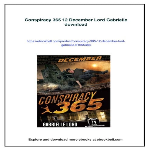 Conspiracy 365 12 December Lord Gabrielle | PDF