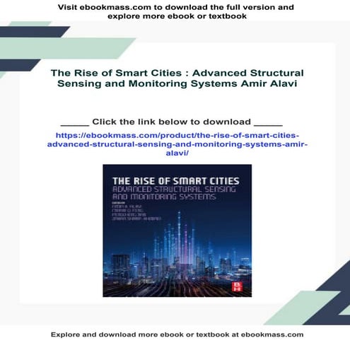 The Rise of Smart Cities : Advanced Structural Sensing and Monitoring ...