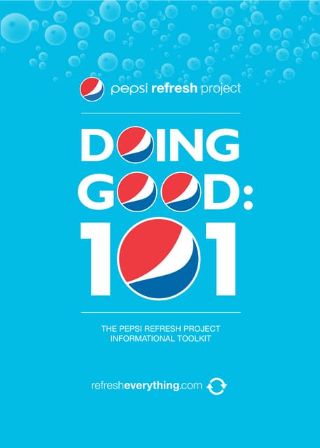 Pepsi Refresh Campaign | PPT