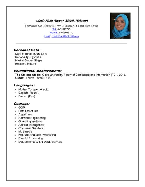 Curriculum Vitae | DOC
