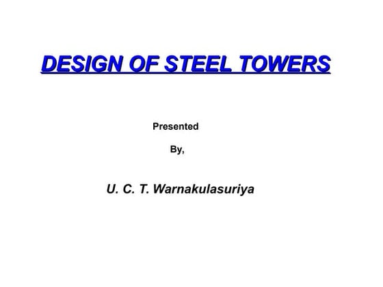 Electrical Transmission Tower: Types, Design and Parts | PDF | Civil ...