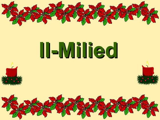 Il proġett - il-folklor malti | PPT