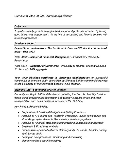 GEETA CV...150714 | PDF