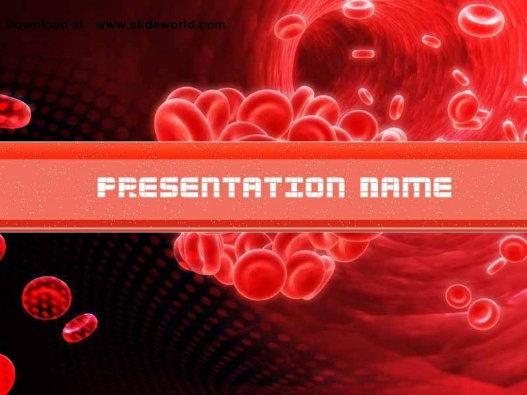 Red Blood Cell Powerpoint (PPT) Templates