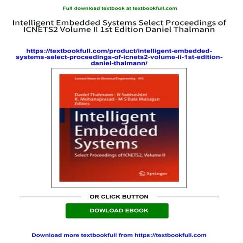 Where can buy Intelligent Embedded Systems Select Proceedings of ICNETS2 Volume II 1st Edition ...