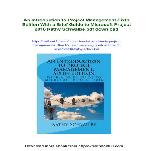 An Introduction to Project Management Sixth Edition With a Brief Guide ...