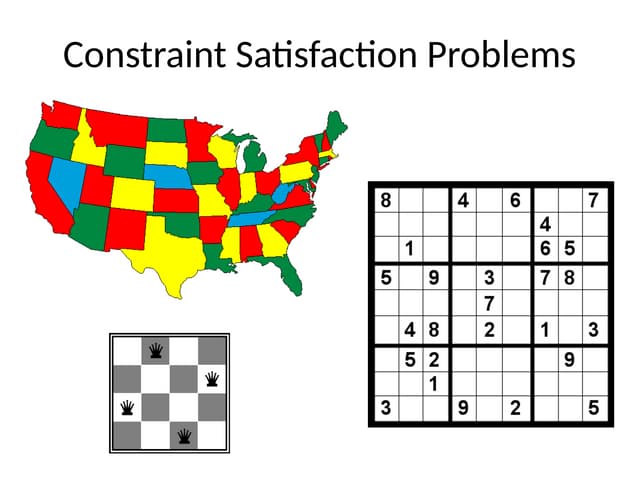 Constraint Satisfaction Problems Csp Pptx