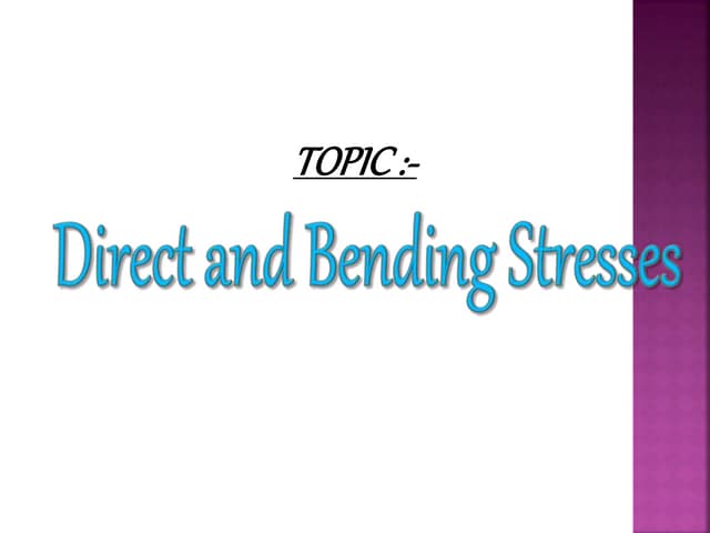 Design equation for static load | PPTX