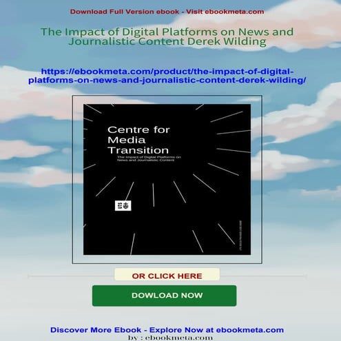 Download Full The Impact of Digital Platforms on News and Journalistic ...