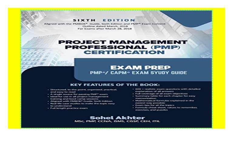 Project Management Professional (PMP) Certification Exam prep 2018 p… Project Management Professional (PMP) Certification Exam prep 2018 p…