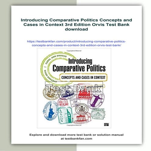 Introducing Comparative Politics Concepts and Cases in Context 3rd ...