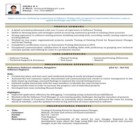 Sneha_CV | DOC