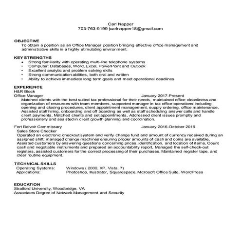 Office assistant | PPTX