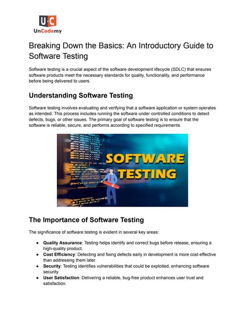 Software testing and types.pptx