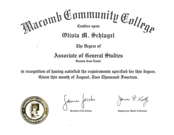 Baruch college Diploma | PDF
