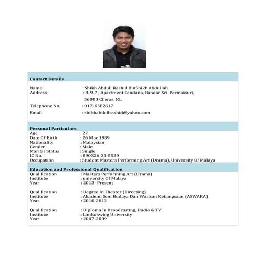 rashid resume latest | DOC