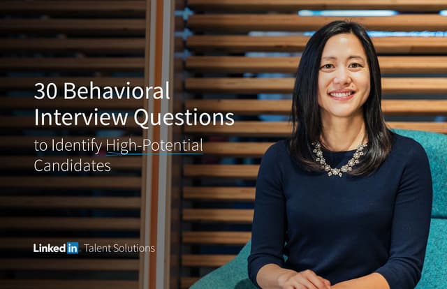 30 behavioral interview questions | PPT 30 behavioral interview questions | PPT