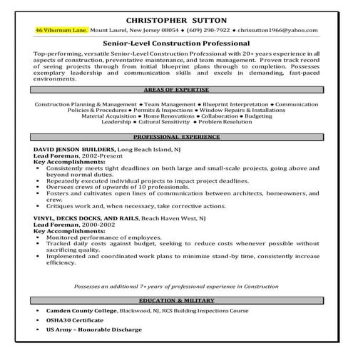Christoper Sutton Resume | PDF