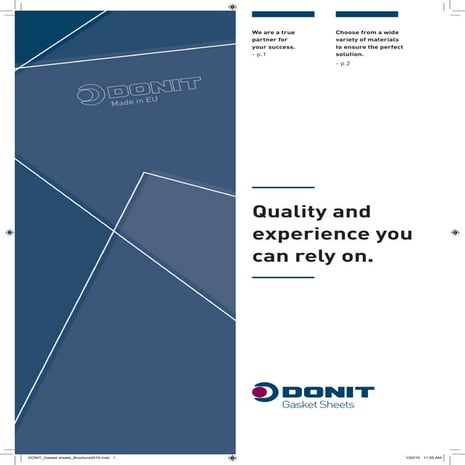 DONIT_Gasket sheets_Brochure.compressed | PDF