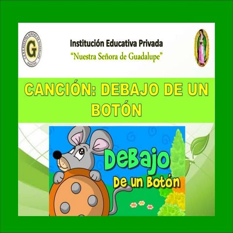 30 cancion debajo de un boton | PPTX