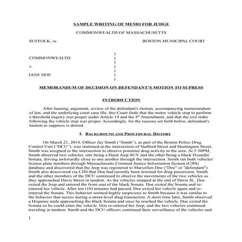 Com.v.Doe writing sample (final) | DOC