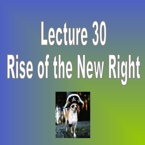 lecture 30 modern presidents | PPT