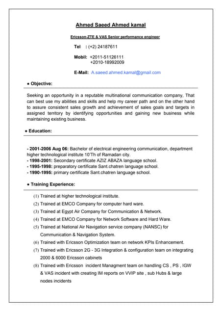 Motaz al saady cv | PDF