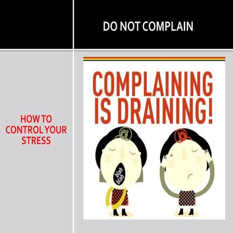 Do not complain | PPTX