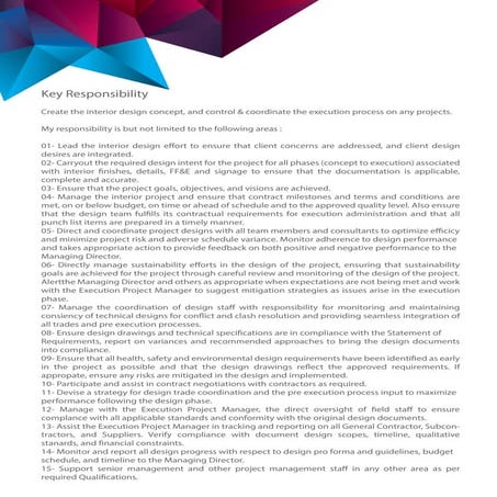 Key Responsibility | PDF