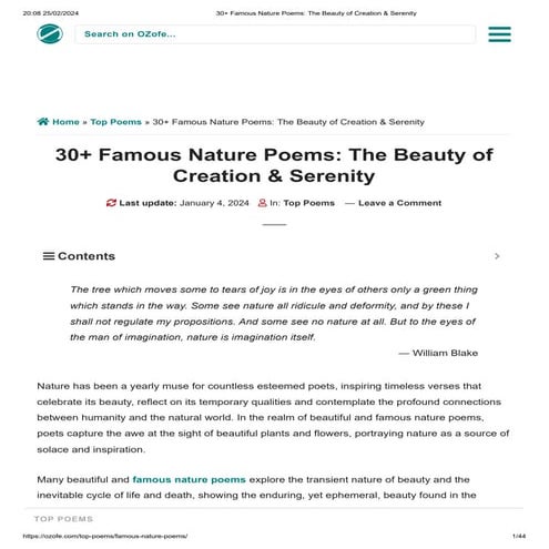 30+ Famous Nature Poems_ The Beauty of Creation & Serenity.pdf