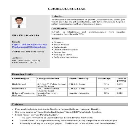 PRAKHAR_RESUME | DOC