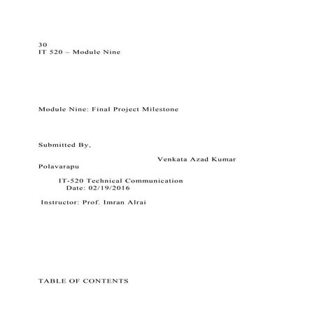 IT 520 Final Project Guidelines and Rubric Overview .docx