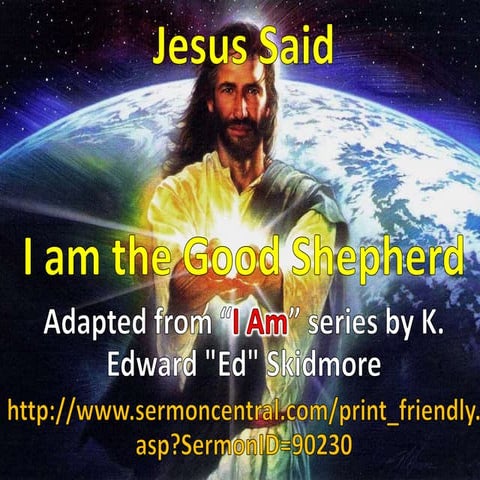 Jesus Said I am the Good Shepherd | PPTX