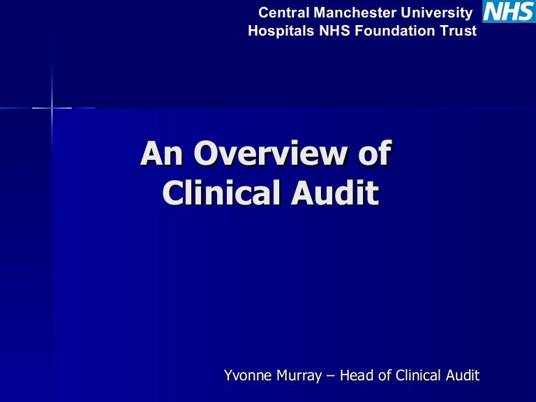 Clinical Audit Overview clinical-audit-overview