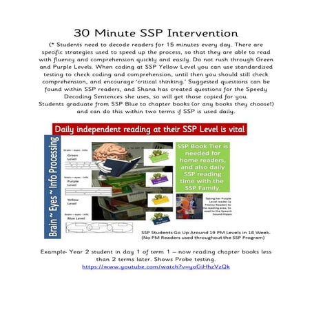 30 Minute SSP Intervention Planning for Karen | PDF