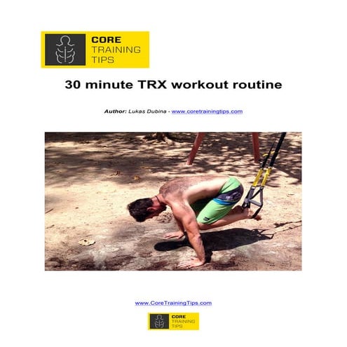 TRX Workout - How To Strengthen The Whole Body in 30 Minutes | PDF