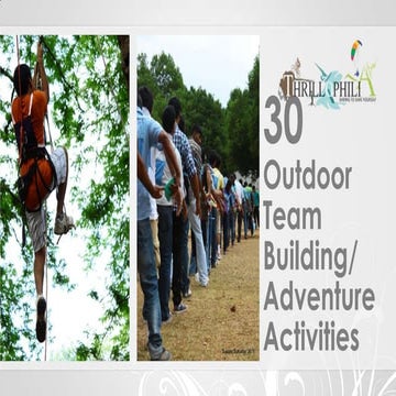 30 Outdoor Team Building Activities | PPTX