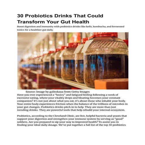 30 Probiotics Drinks That Could Transform Your Gut Health.pdf