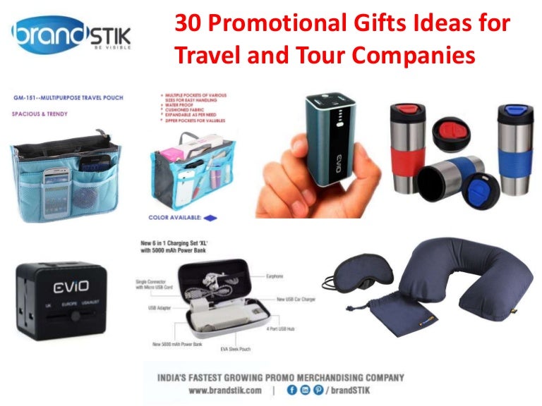 30 Promotional Gifts Ideas for Travel and Tour Companies
