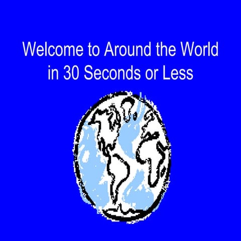 30 second map powerpt. | PPT